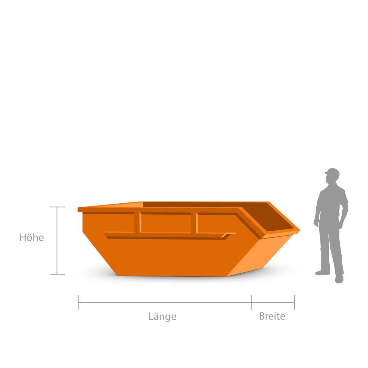 5 cbm Container für Bauschutt online bestellen | Thüringen Recycling